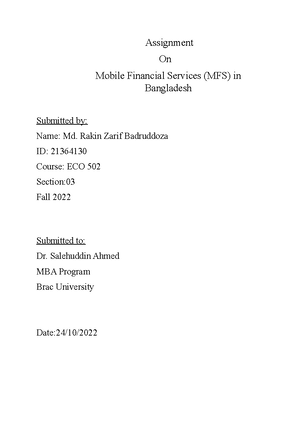 Assingment of hrm 502 - assignment is about management - Assignment Submitted by: Name: Md ...