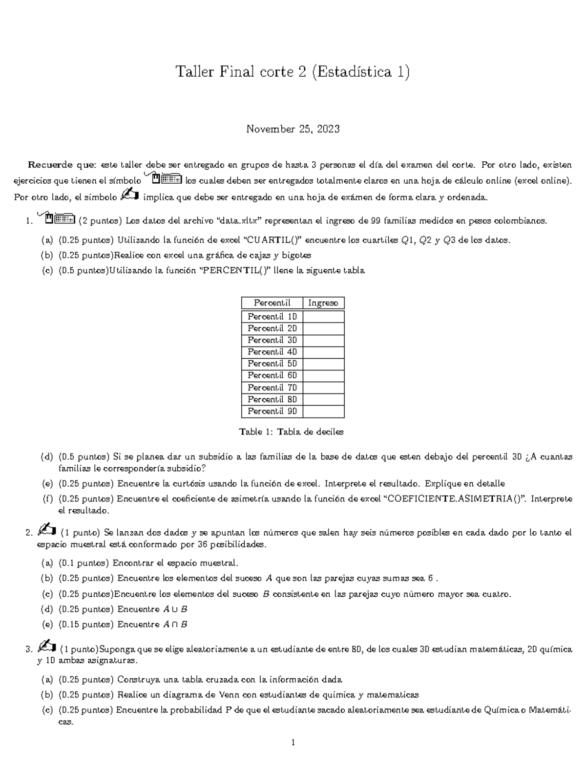 Taller final - Msjdisnebe begsusns s hesjsb jsjsb hshs bsjsjs - Taller ...