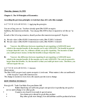 ECO201 CH1 & PPC-Practice - Production Possibilities Curve The concept ...