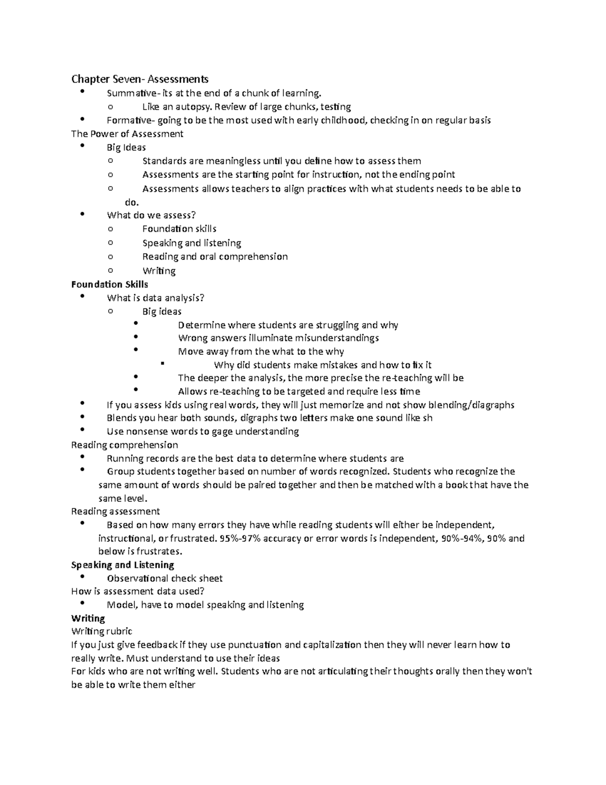 ECH-515 Chapter Seven - Lecture notes 7 - Chapter Assessments its at ...