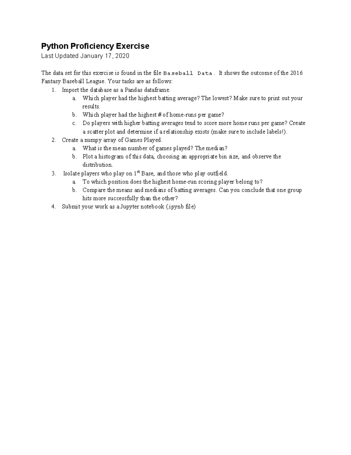 Python Datacamp Proficiency Exercise - Python Proficiency Exercise Last ...