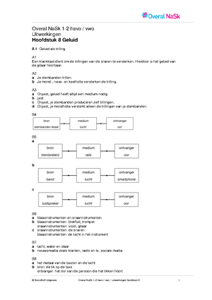Nask h.4 antwoorden - Overal NaSk 1-2 vwo / gymnasium Uitwerkingen Hoofdstuk 4 Beweging 4 ...