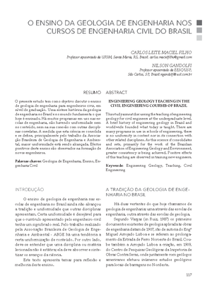 Geologia - PROVA DE GEOLOGIA UNIFORMITARISMO: O uniformitarismo é um ...