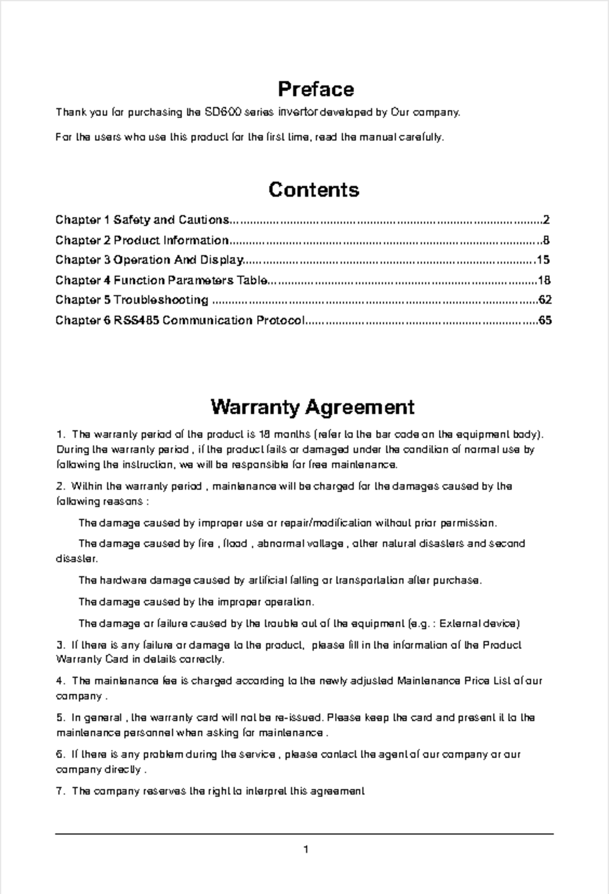 SD600 manual simple - Gogo - Preface For the users who use this product ...