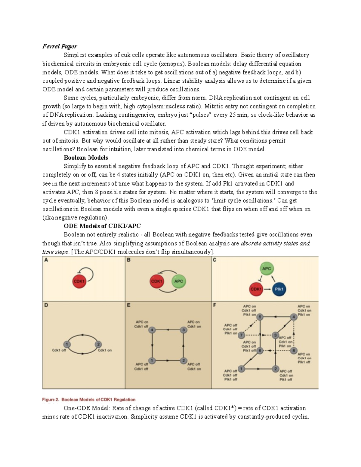 Ferrel Paper and Questions - Ferrel Paper Simplest examples of euk ...