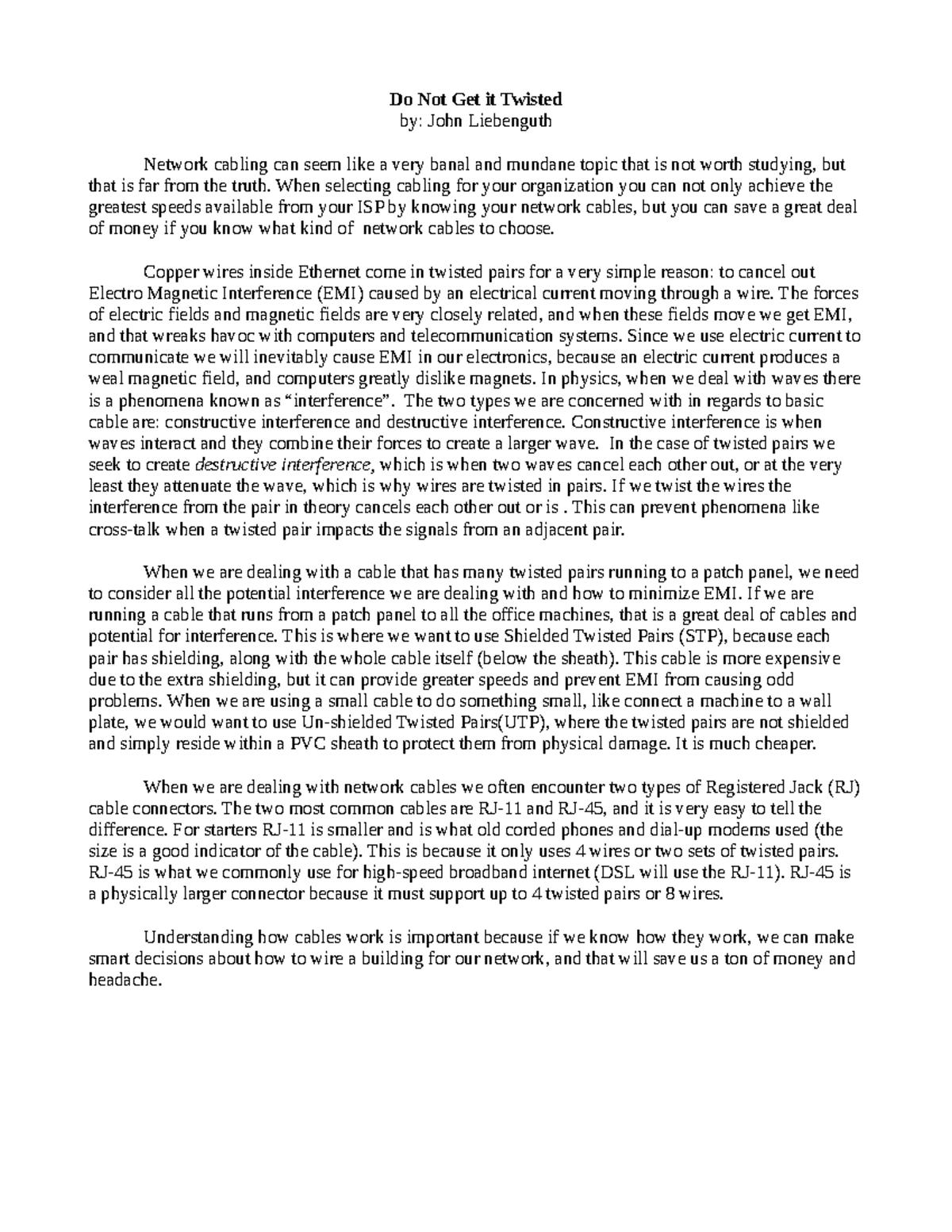 Twisted - notes on law - Do Not Get it Twisted by: John Liebenguth ...