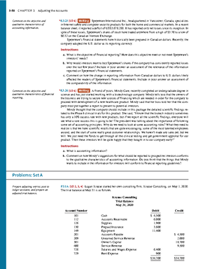 Problems of chapter 4 - practice from accounting principle 1 - Problems ...