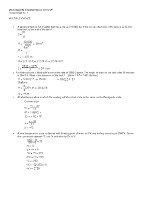 Industrial Engineering Reviewer Prime Review Center - Mechanical ...