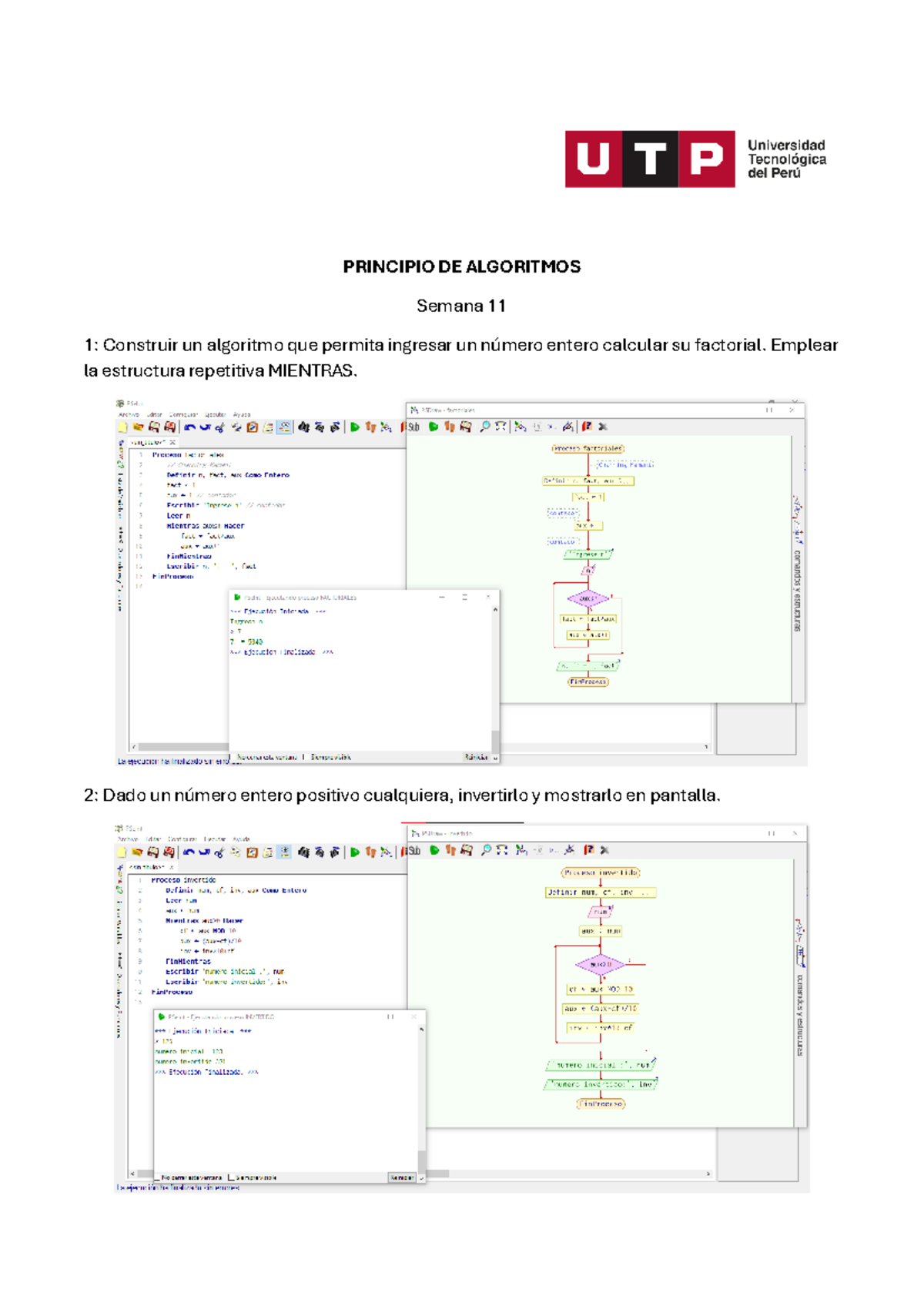 Principios de algoritmos S11 - PRINCIPIO DE ALGORITMOS Semana 1 1 1: Construir un algoritmo que ...