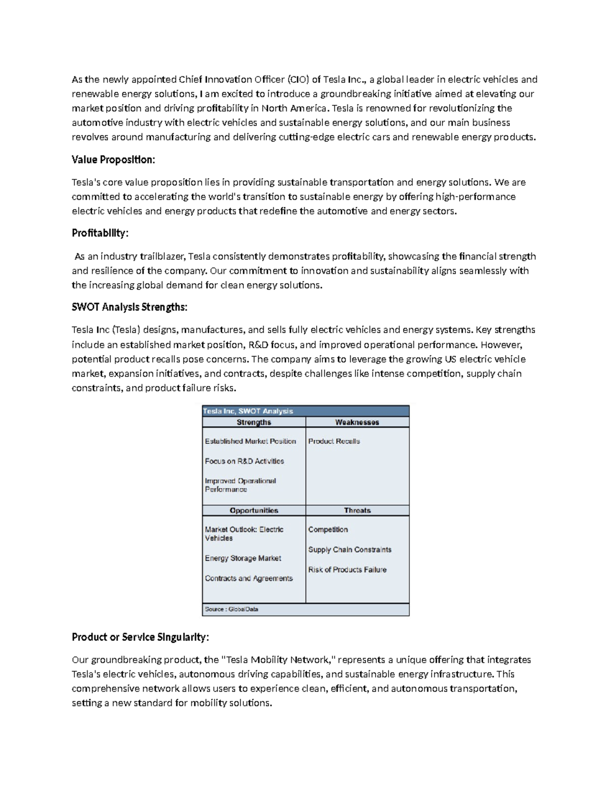 Bus400 Module 1 blog - As the newly appointed Chief Innovation Officer ...