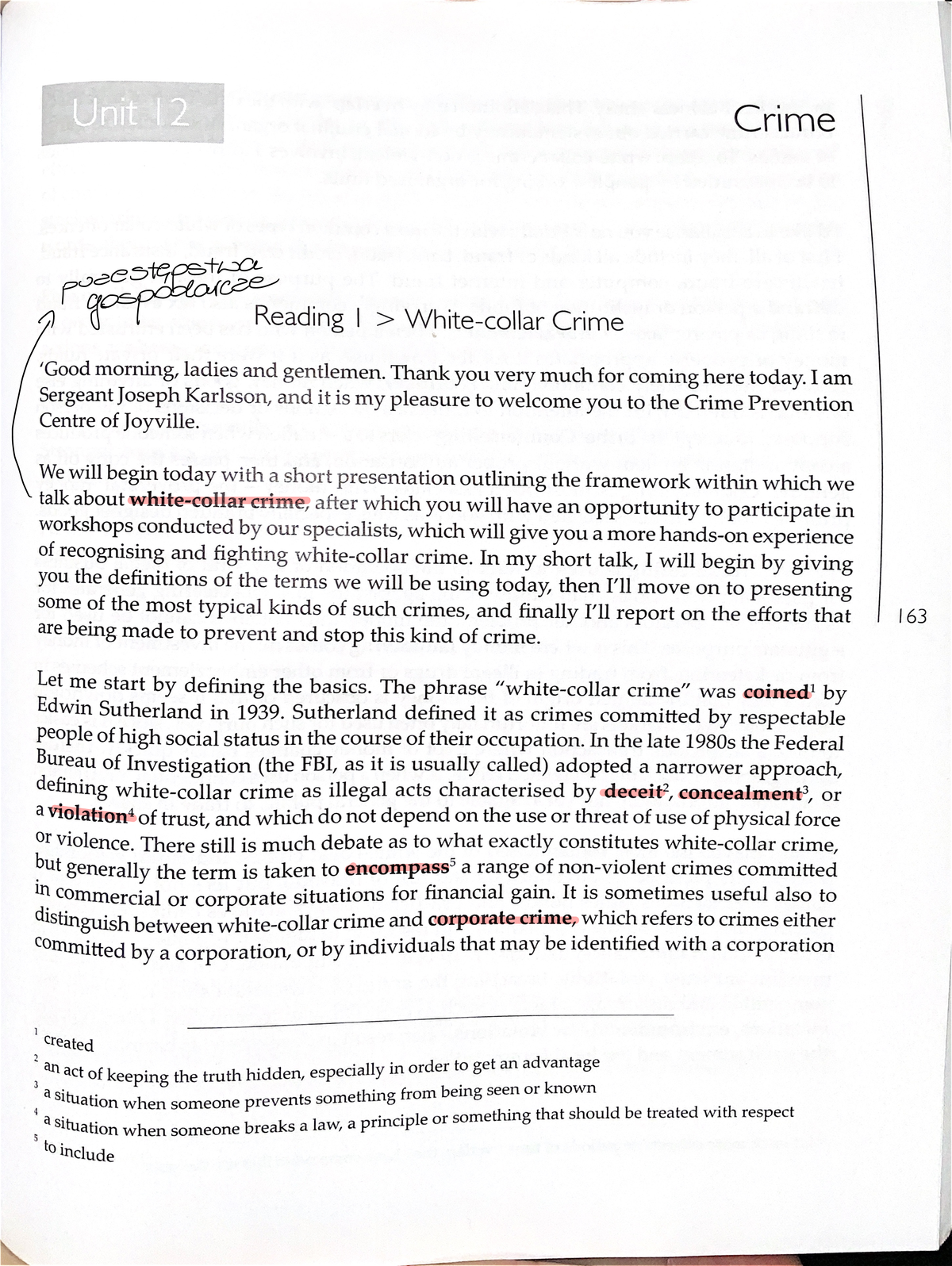Unit 12 Alex 2 - Małgorzata polkowska - Unit 2 Crime Reading Crime ...