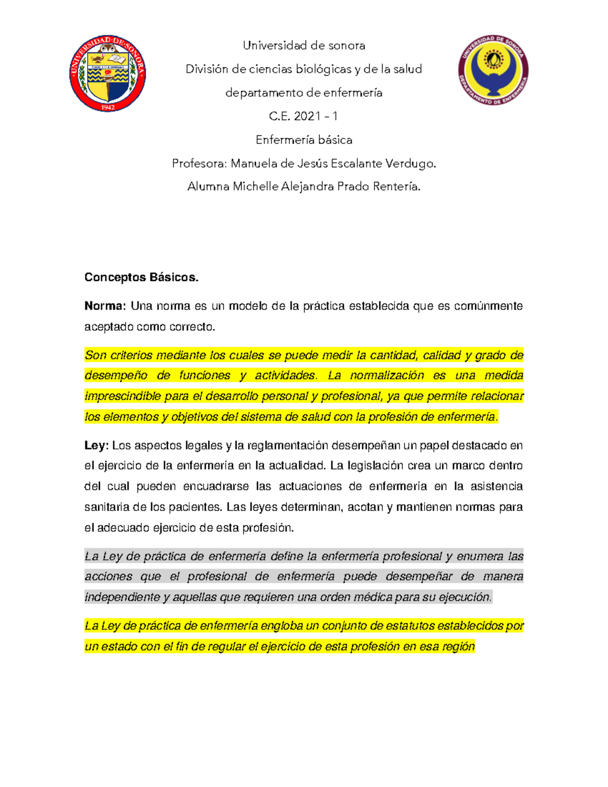 Conceptos Básicos EB - Norma: Una norma es un modelo de la práctica ...