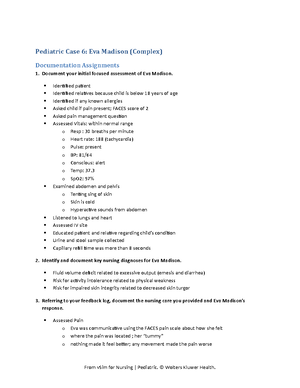 Charlie Snow VSIM (Complex) - Pediatric Case 10: Charlie Snow (Complex ...
