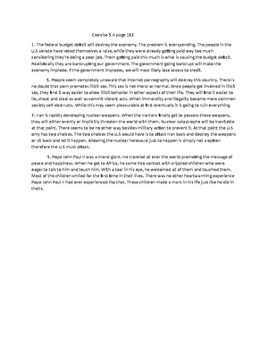 Critical Thinking Vaughn Exercise 1-1 - Phil 1 Critical Thinking ...
