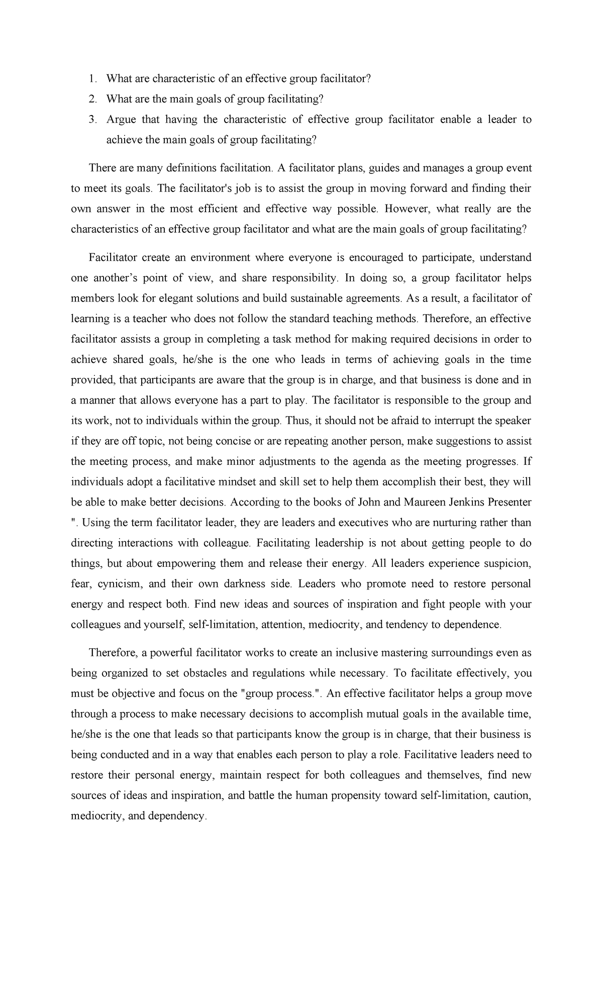 Group Dynamics Essay 1 - What are characteristic of an effective group ...