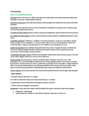 D075 Study Guide for Information Technology Management Essentials ...