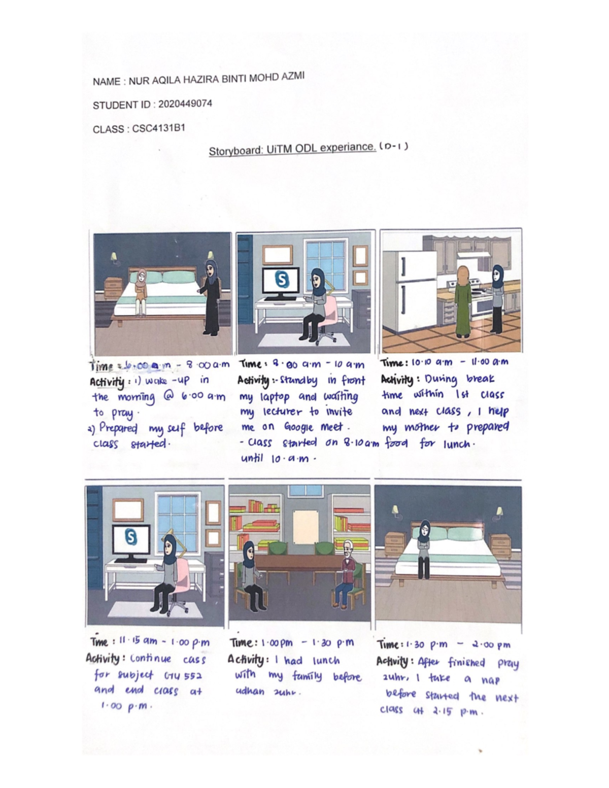 Cs413 storyboard - 233444.122 - computer business - UiTM - Studocu