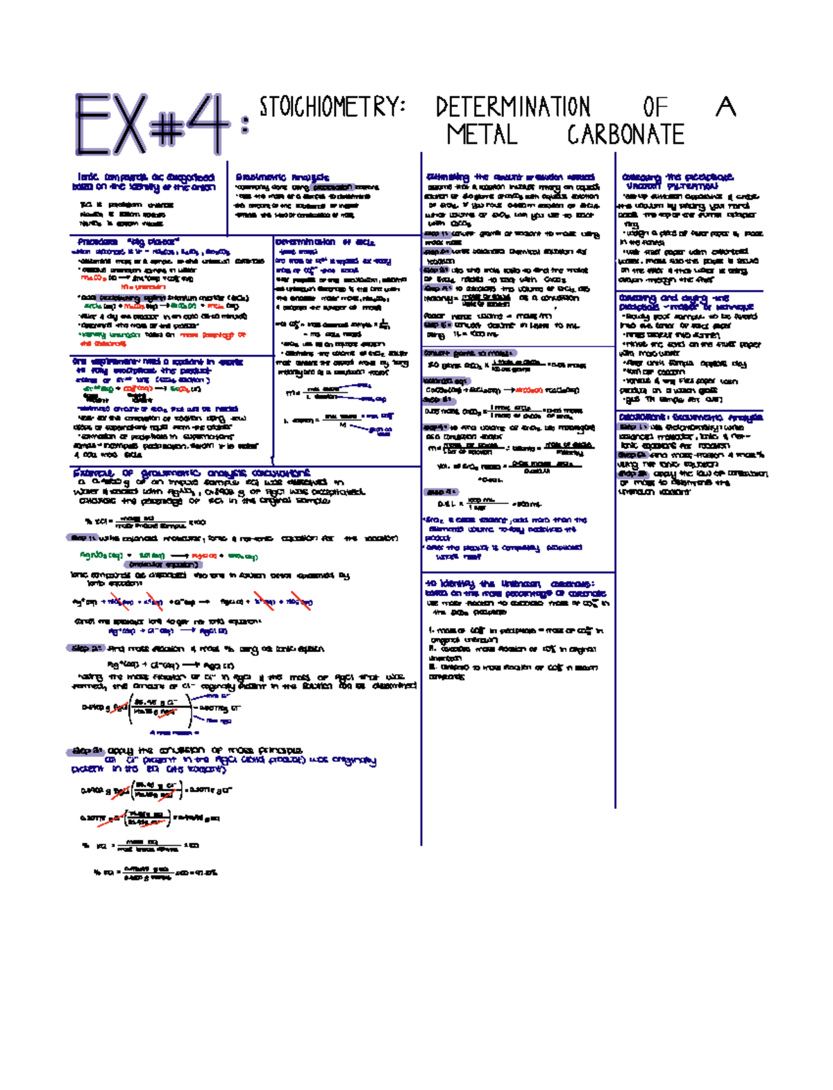 CH 227 - Stoichiometry - These are Lecture Notes from the course CH 227 ...