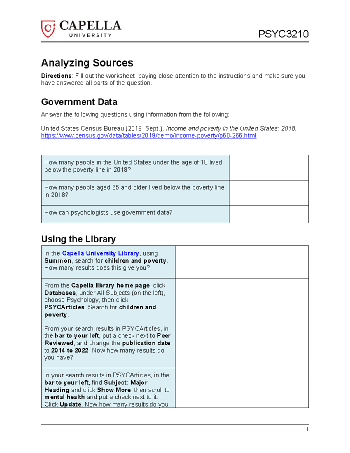 Cf analyzing sources 3 - Homework - PSYC Analyzing Sources Directions ...