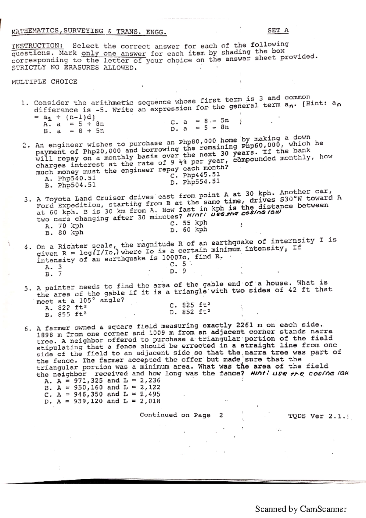 1 Math Nov 2018 - Lecture notes 1-10 - Civil Engineering - Studocu