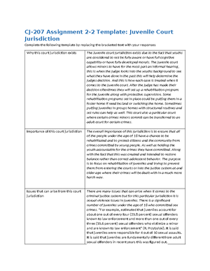 CJ-305 Module two - Running head: TITLE OF YOUR PAPER 1 Module Two ...