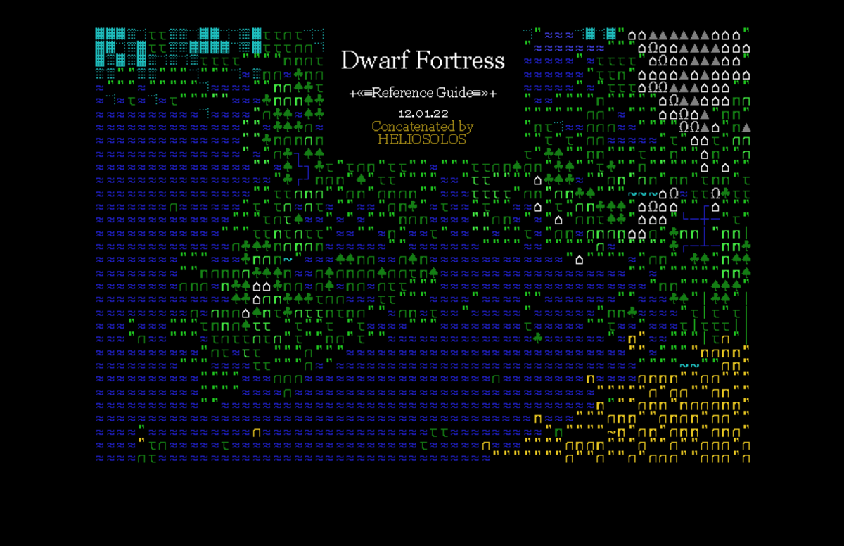 Dwarf Fortress Reference Guide 2022 - ττ ττ∩τ "≈≈≈ "⌂⌂ ⌂⌂⌂" - Studocu