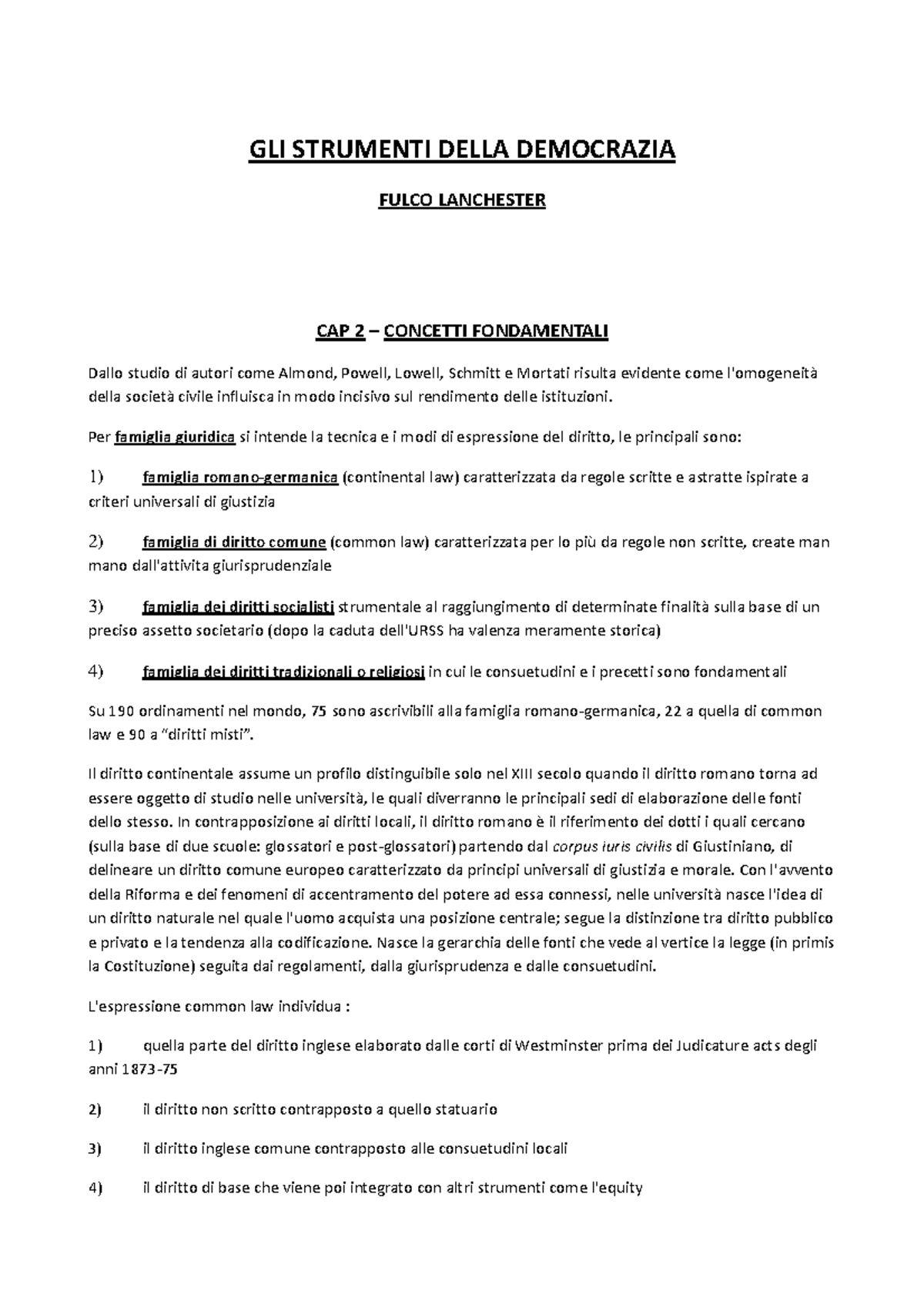 Gli strumenti della democrazia - GLI STRUMENTI DELLA DEMOCRAZIA FULCO ...