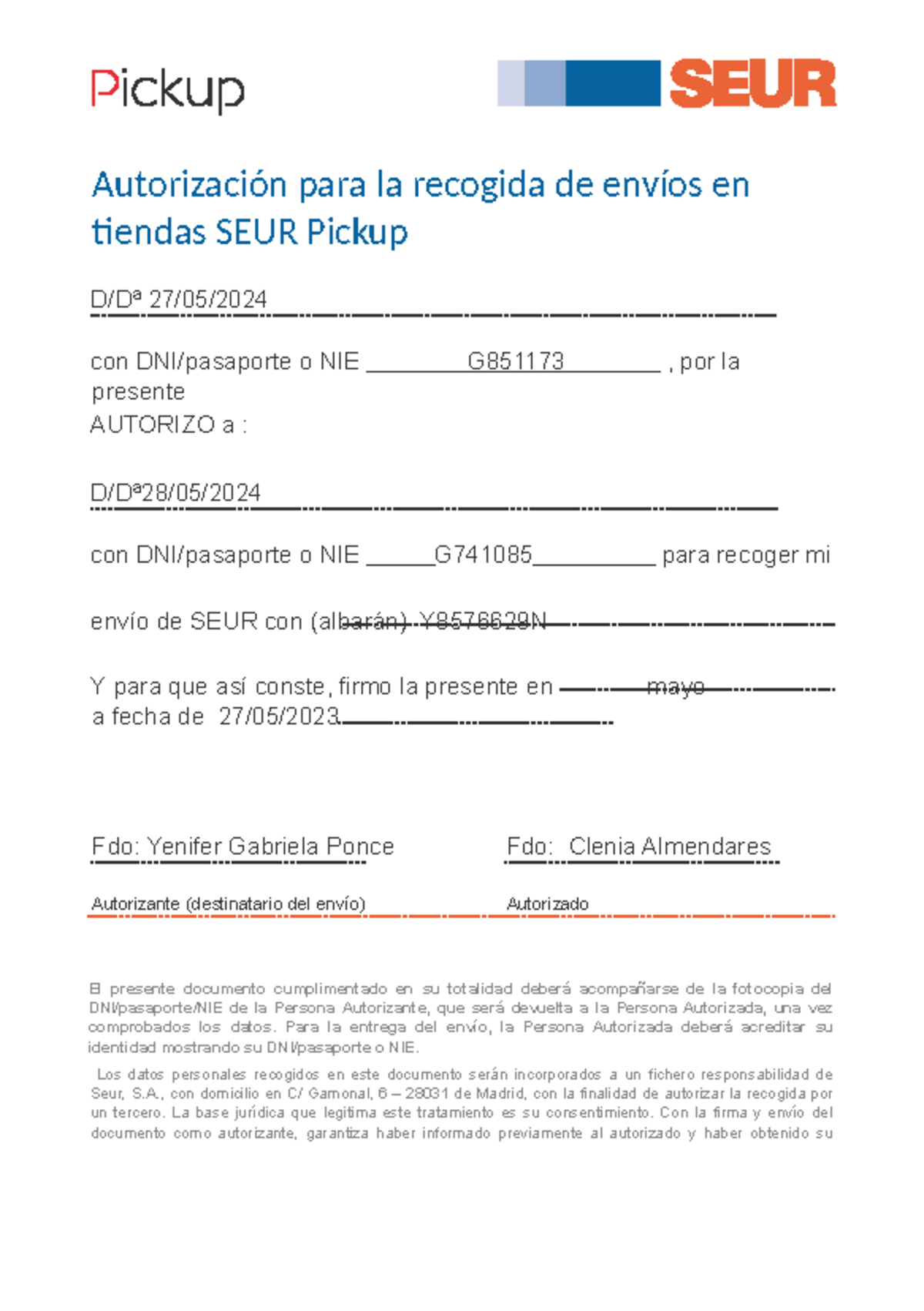 DOC-20240527-WA0022 - Noseeeeeee - Autorización para la recogida de ...