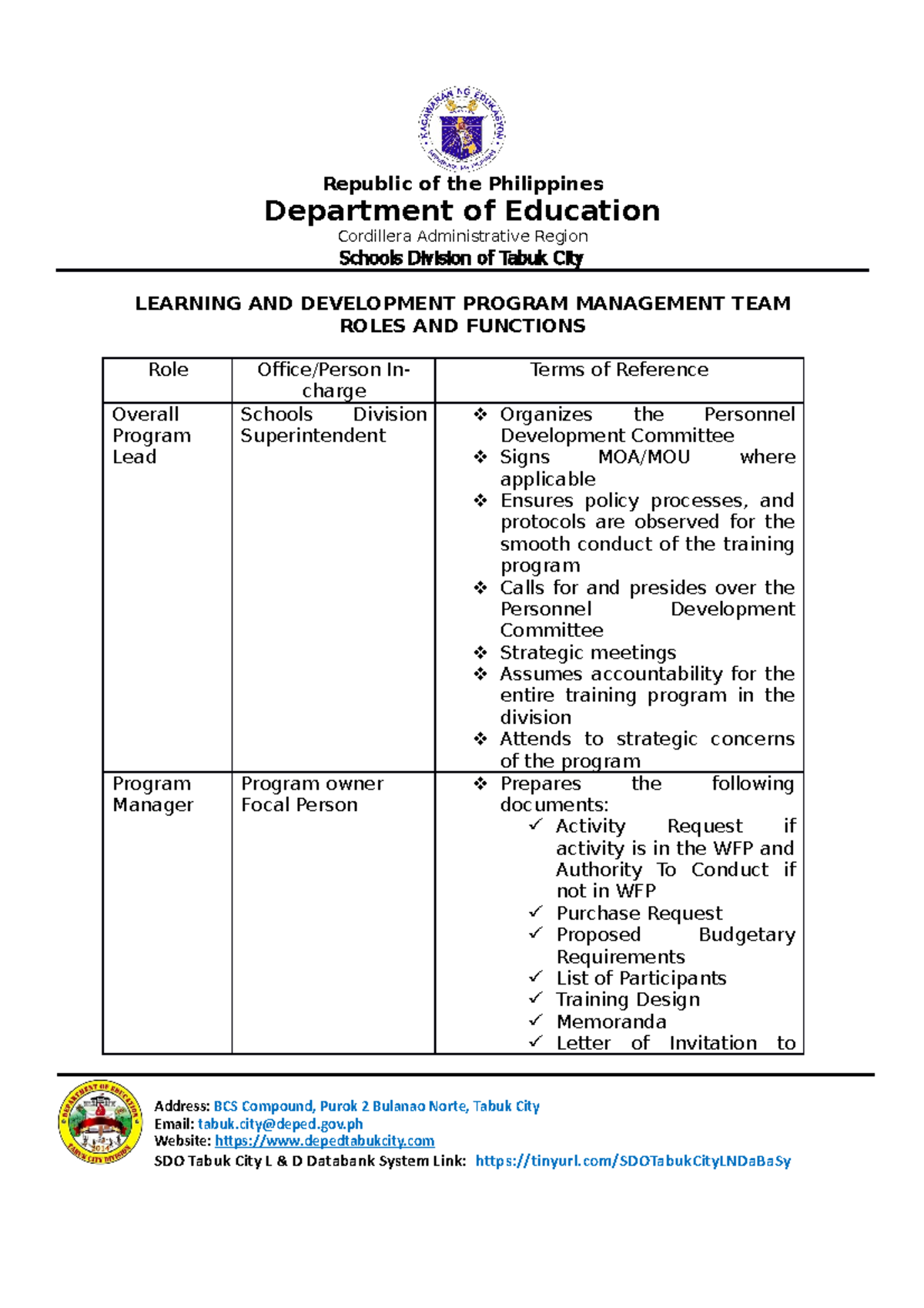 Project- Design-1 - proposal - Republic of the Philippines Department ...