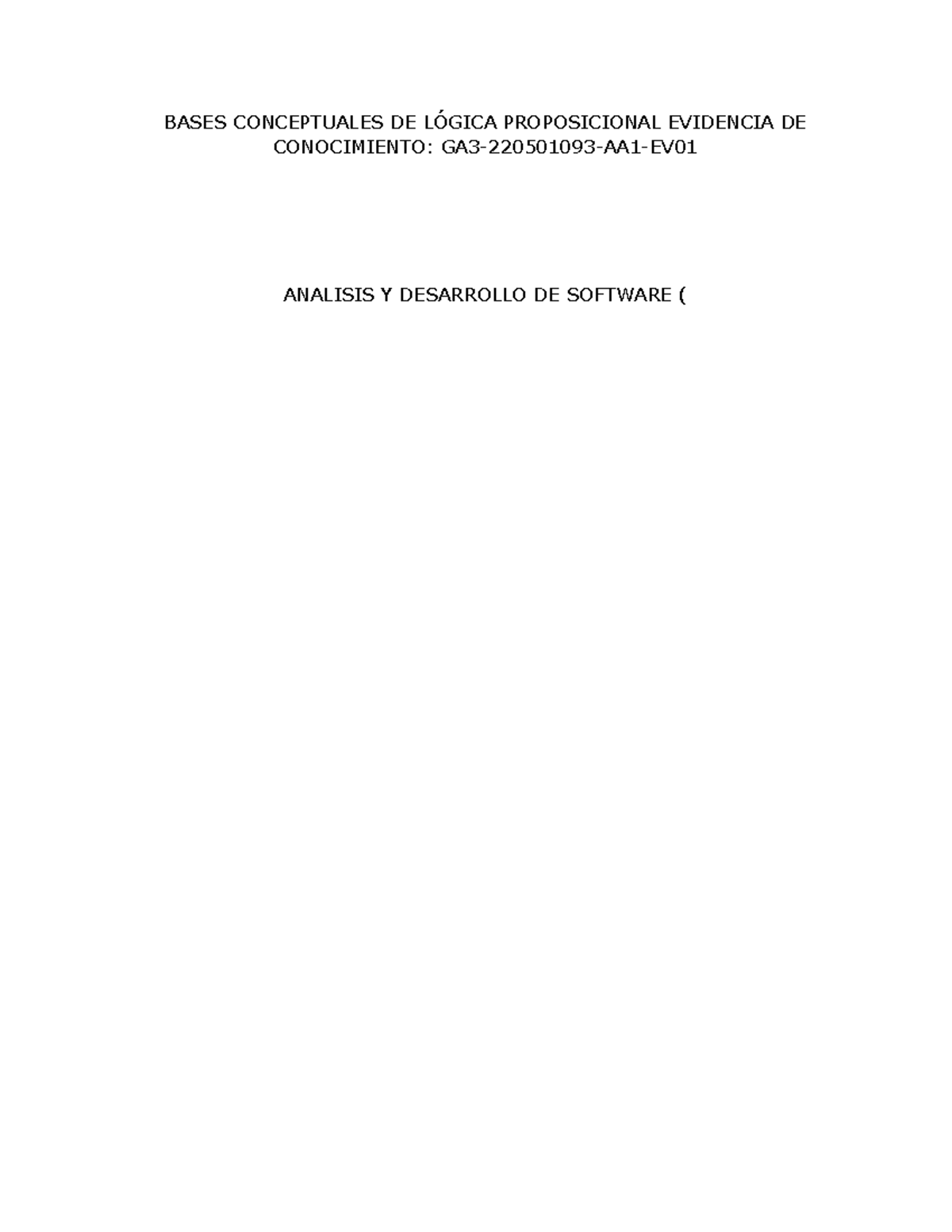 Bases Conceptuales DE Lógica Proposicional stoduco - BASES CONCEPTUALES ...