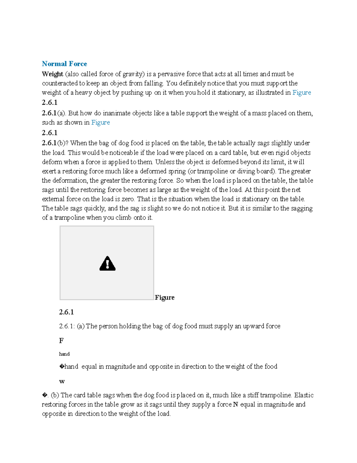 Normal Force and Tension - Normal Force Weight (also called force of ...