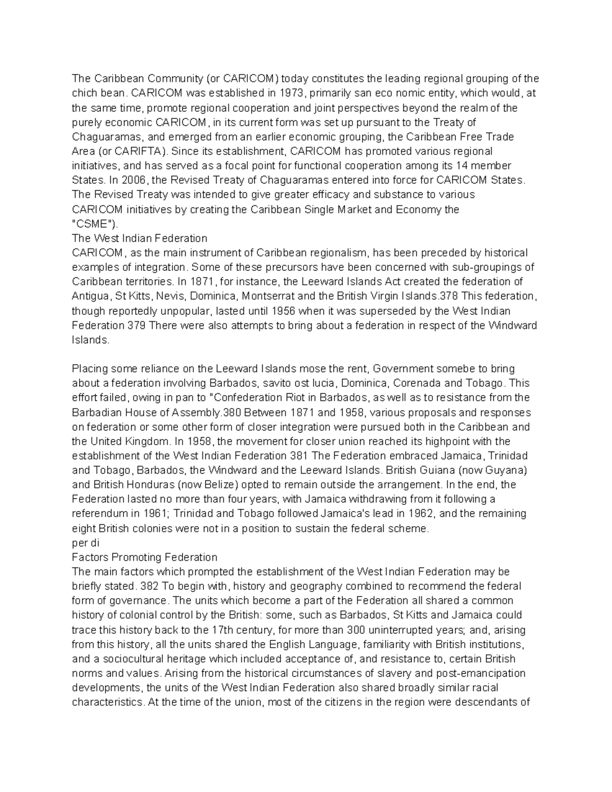 Regional integration - Information - The Caribbean Community (or ...