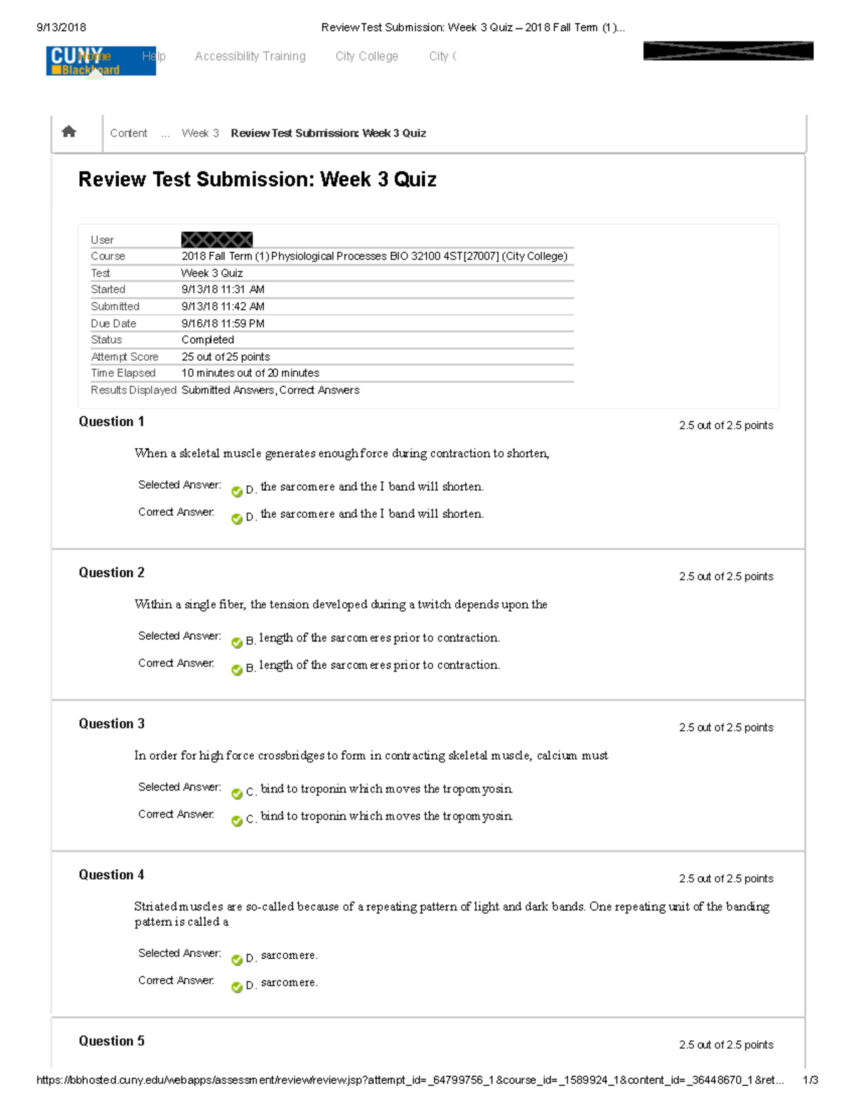 Week 3 quiz solution - 9/13/2018 Review Test Submission: Week 3 Quiz ...