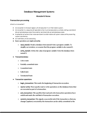 DBMS hand written notes - Database Management System - Studocu
