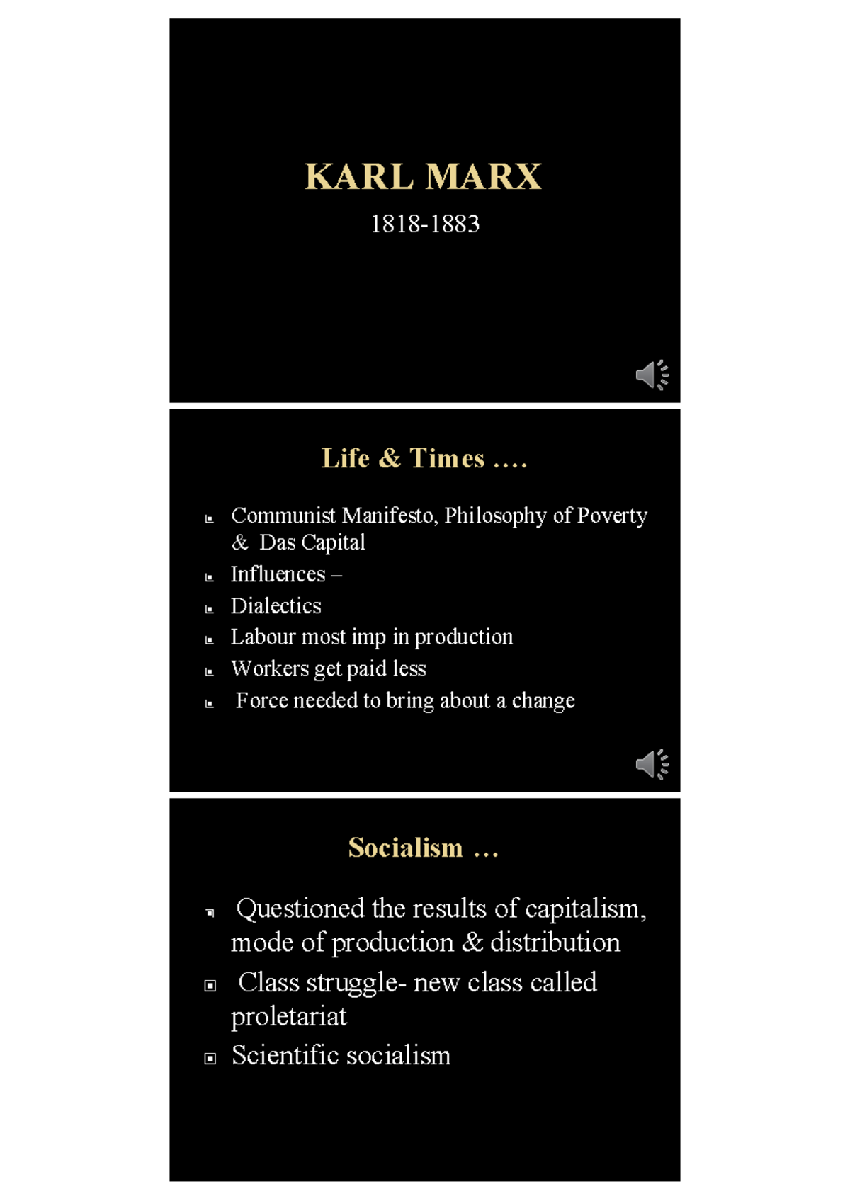 Marxism ppt - converted - KARL MARX 1818- Life & Times .... Communist ...