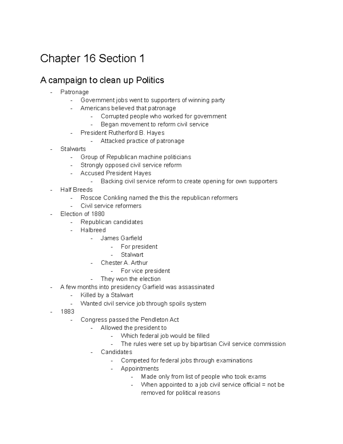 Chapter 16 Section 1 - Summary of the history of america - Chapter 16 ...