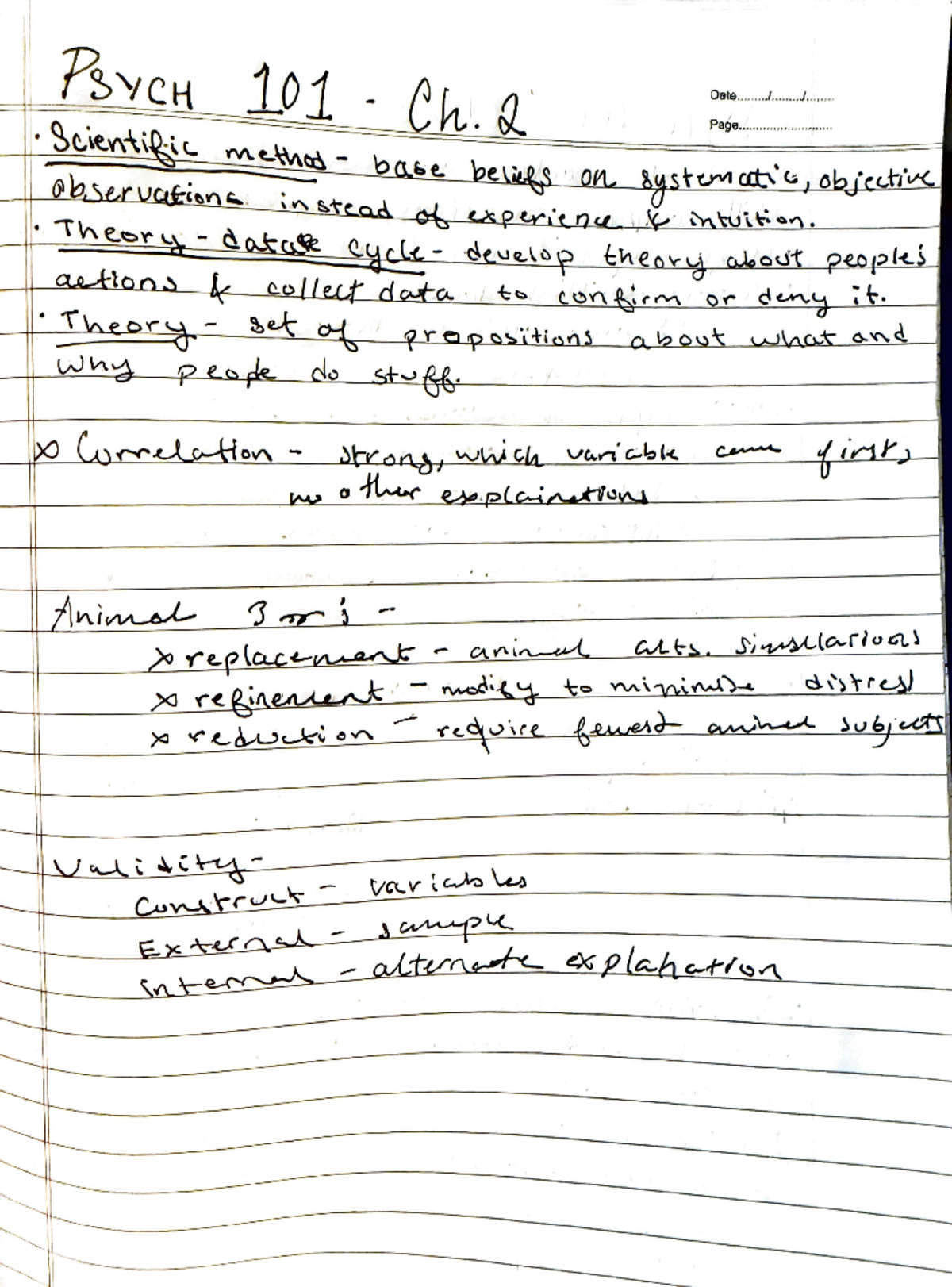 Psych test 1 notes - Pvc 101 h). J.. -~t,\t-\ J Y'V.\¼- b E,e,_ .. (p ...