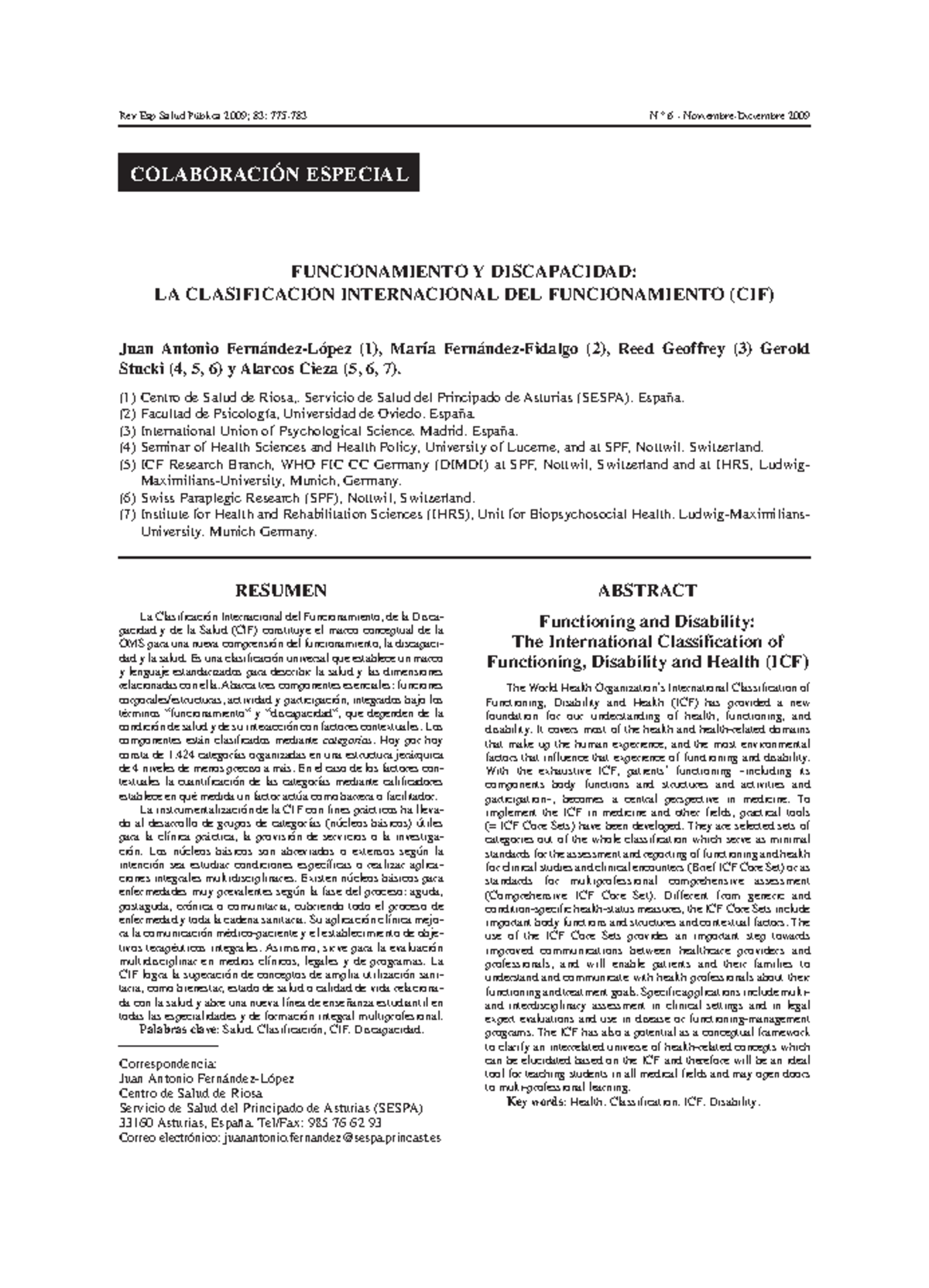 CIF - Material que aborda los conceptos básicos de la CIF - RESUMEN La ...