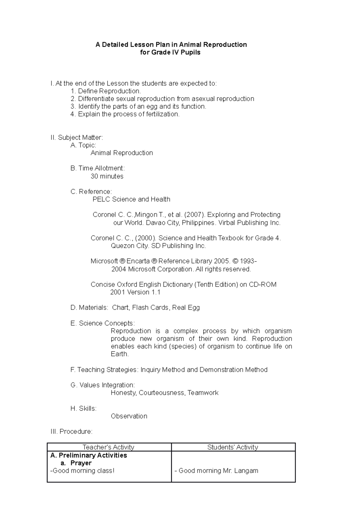 431820937 A Detailed Lesson Plan in Teaching Science 1 - A Detailed ...