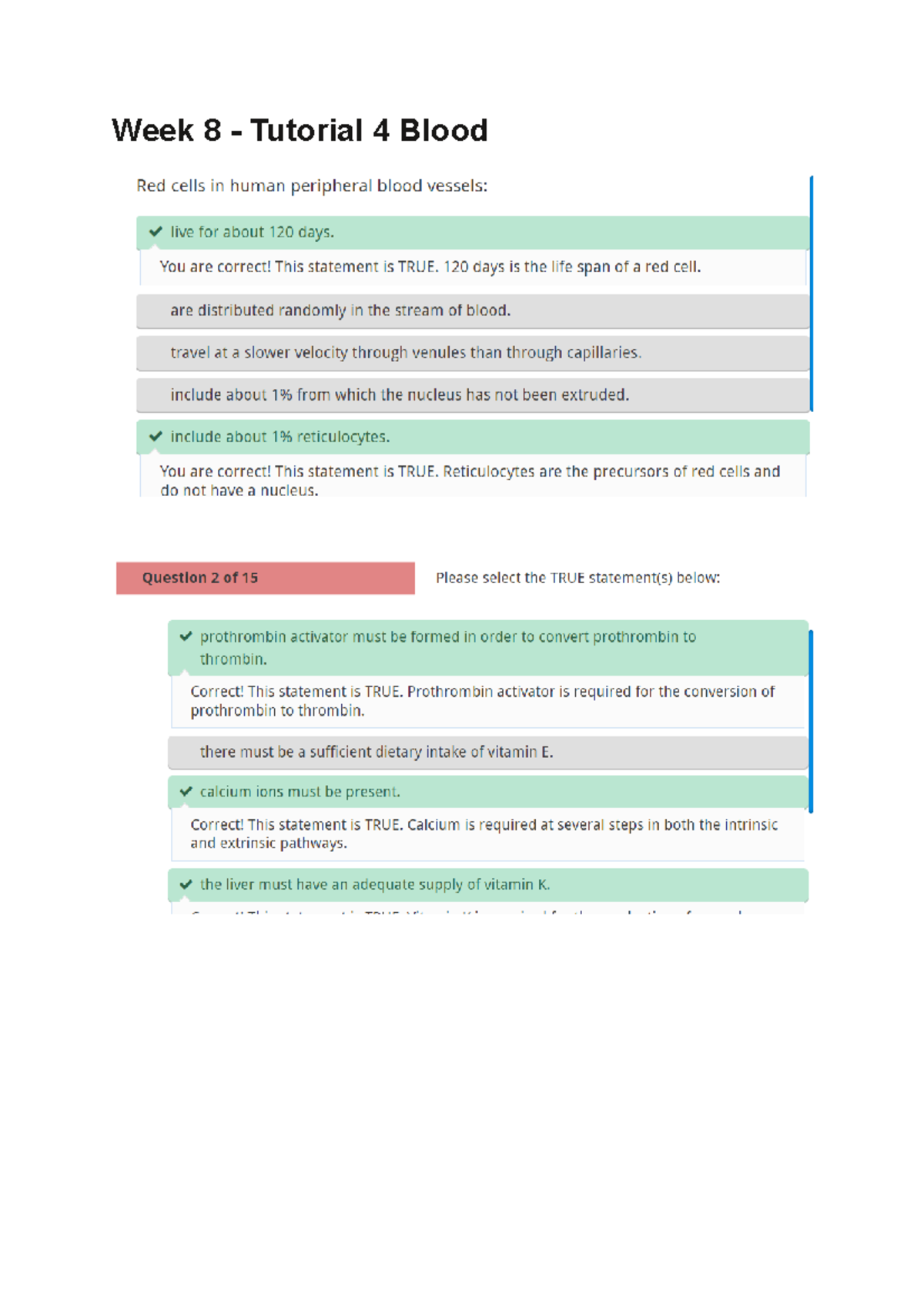 Week 8 - Tutorial 4 - Blood answers - Math0008 - Week 8 - Tutorial 4 Blood - Studocu
