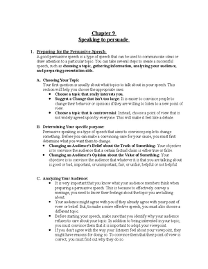 Outline of Ted Talk- Public speaking - Outline of a strong Opinion ...