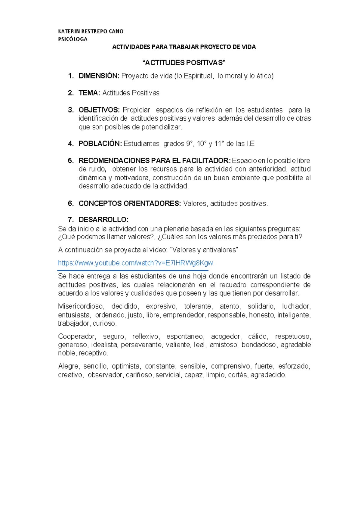 Actividades-para-trabajar-proyecto-de-vida compress - PSICÓLOGA ACTIVIDADES PARA TRABAJAR ...