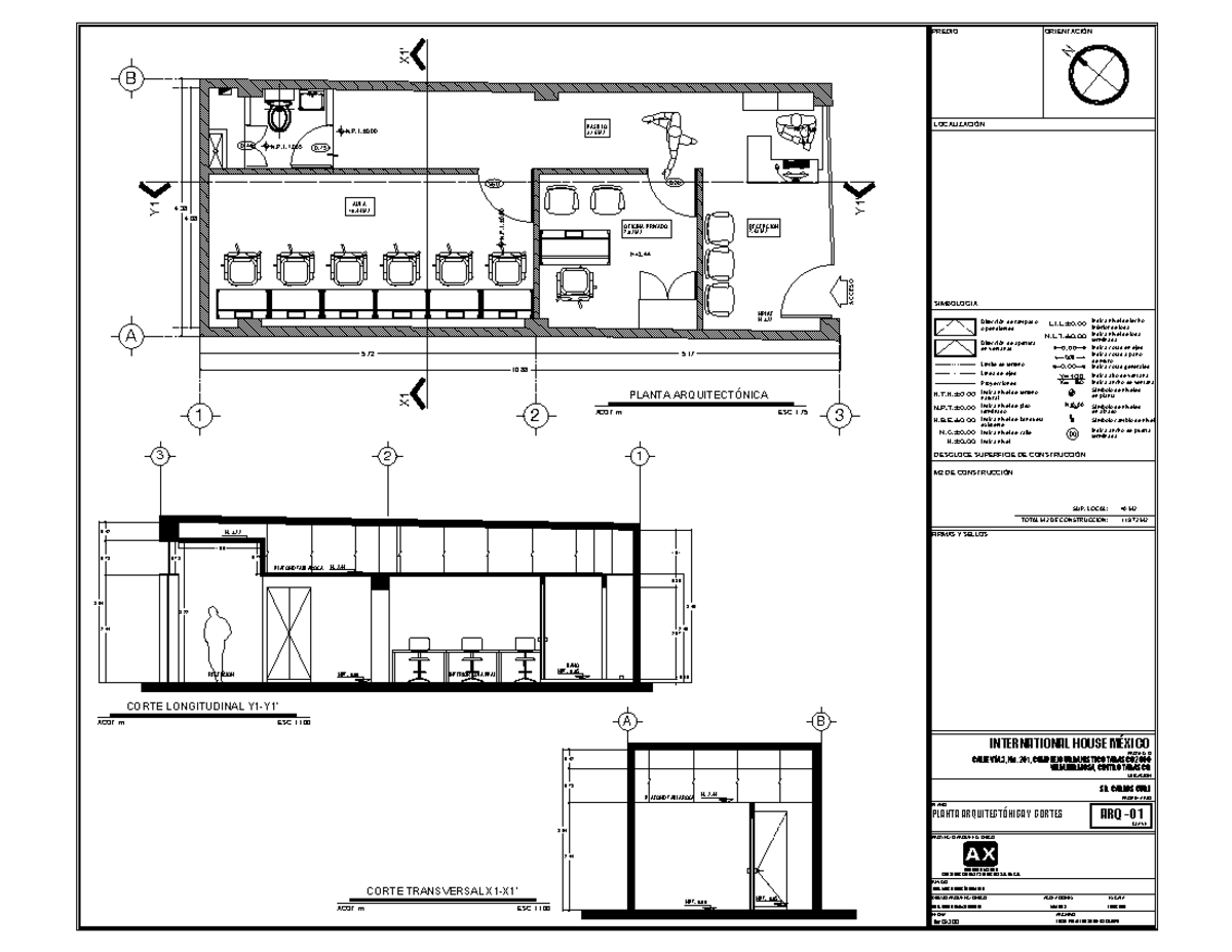 Planta Y Cortes 9 Abril 2022 - ACCESO N.P.±0. N.P.±0. N.P.+. N.P.±0. A ...
