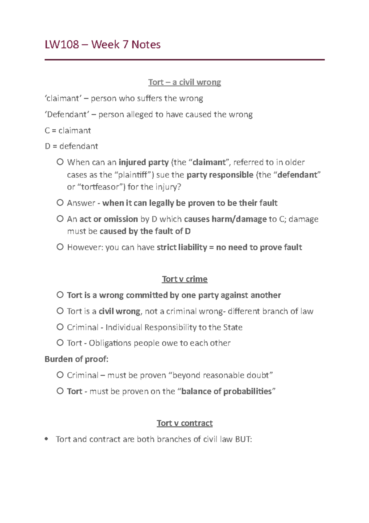 LW108 - W7 Notes - LW108-4-AU-CO - Essex - Studocu