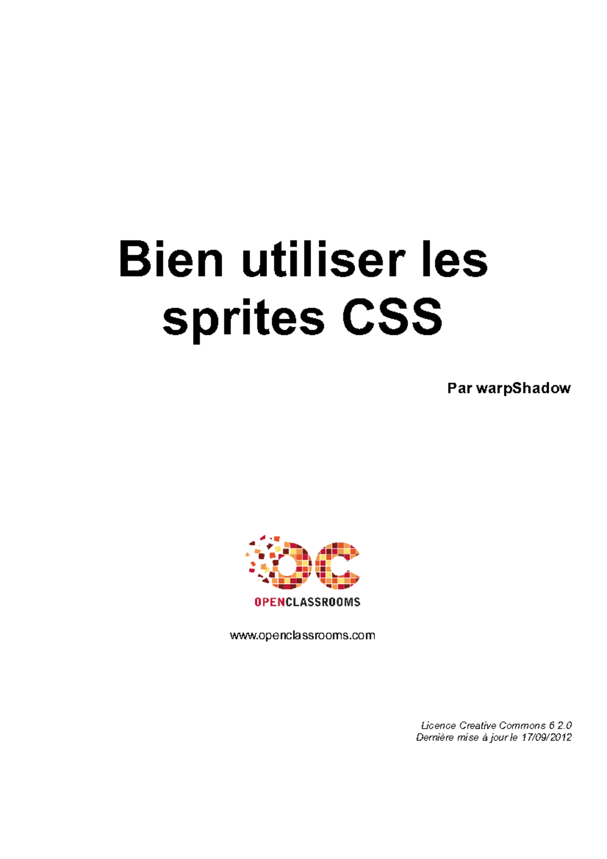 bien utiliser les sprites css - Bien utiliser les sprites CSS Par ...