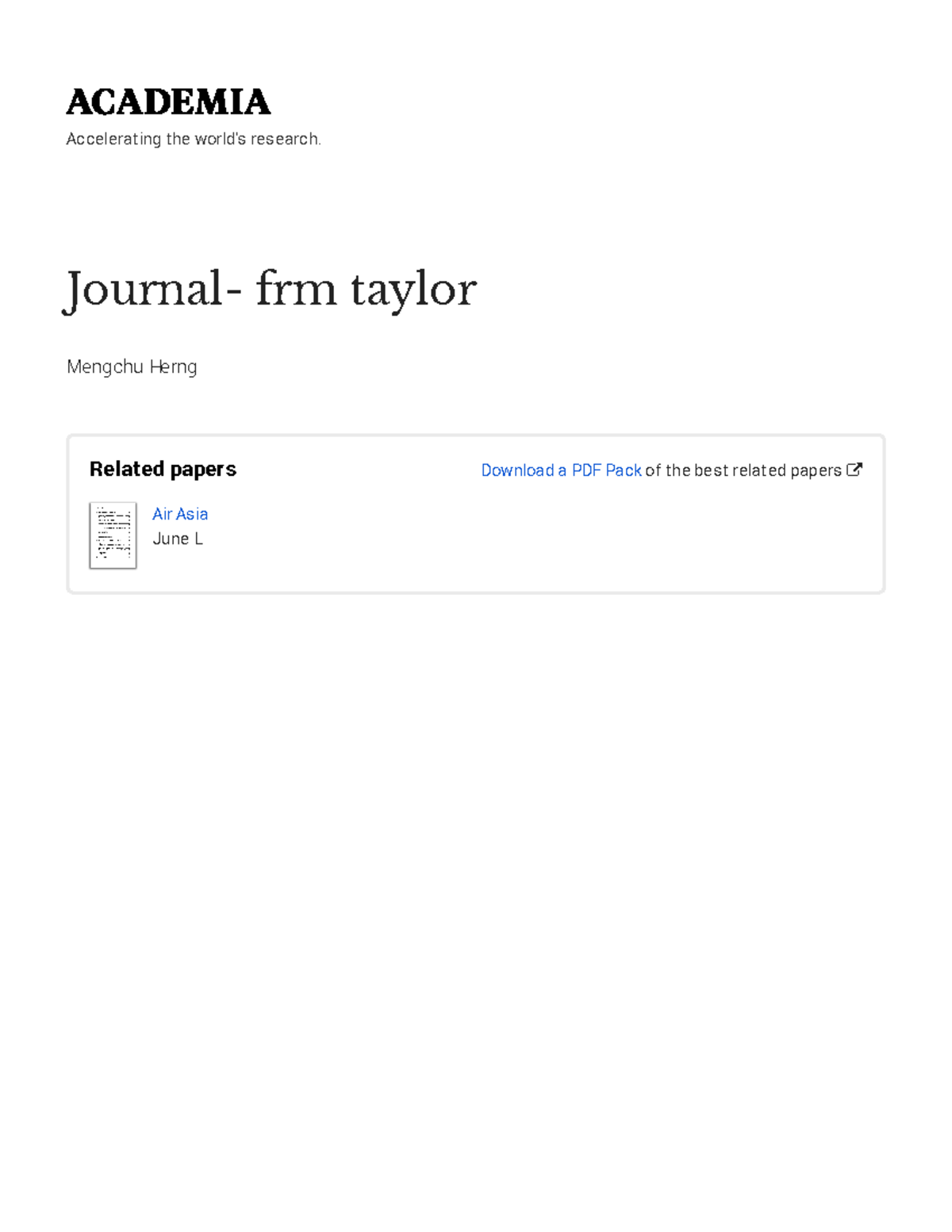Journal- frm taylor-with-cover-page-v2 - ####### Accelerating the world ...