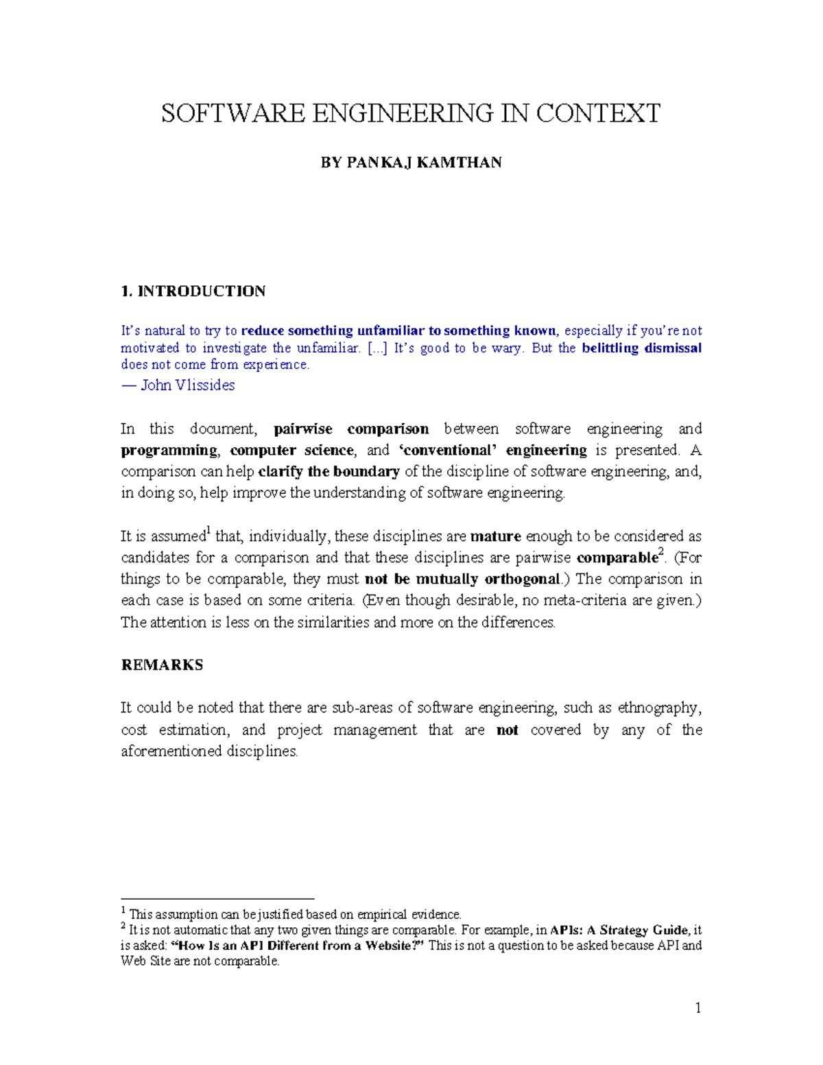 Se Context Lecture Software Engineering In Context By Pankaj