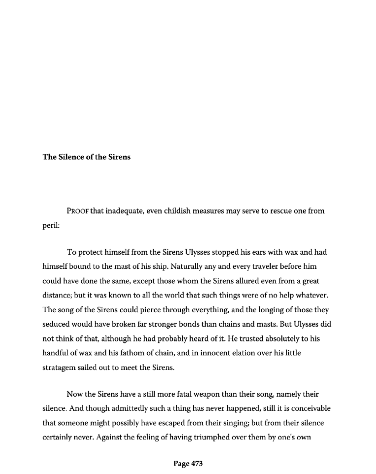 Sirens - text - COLI 214B - Studocu