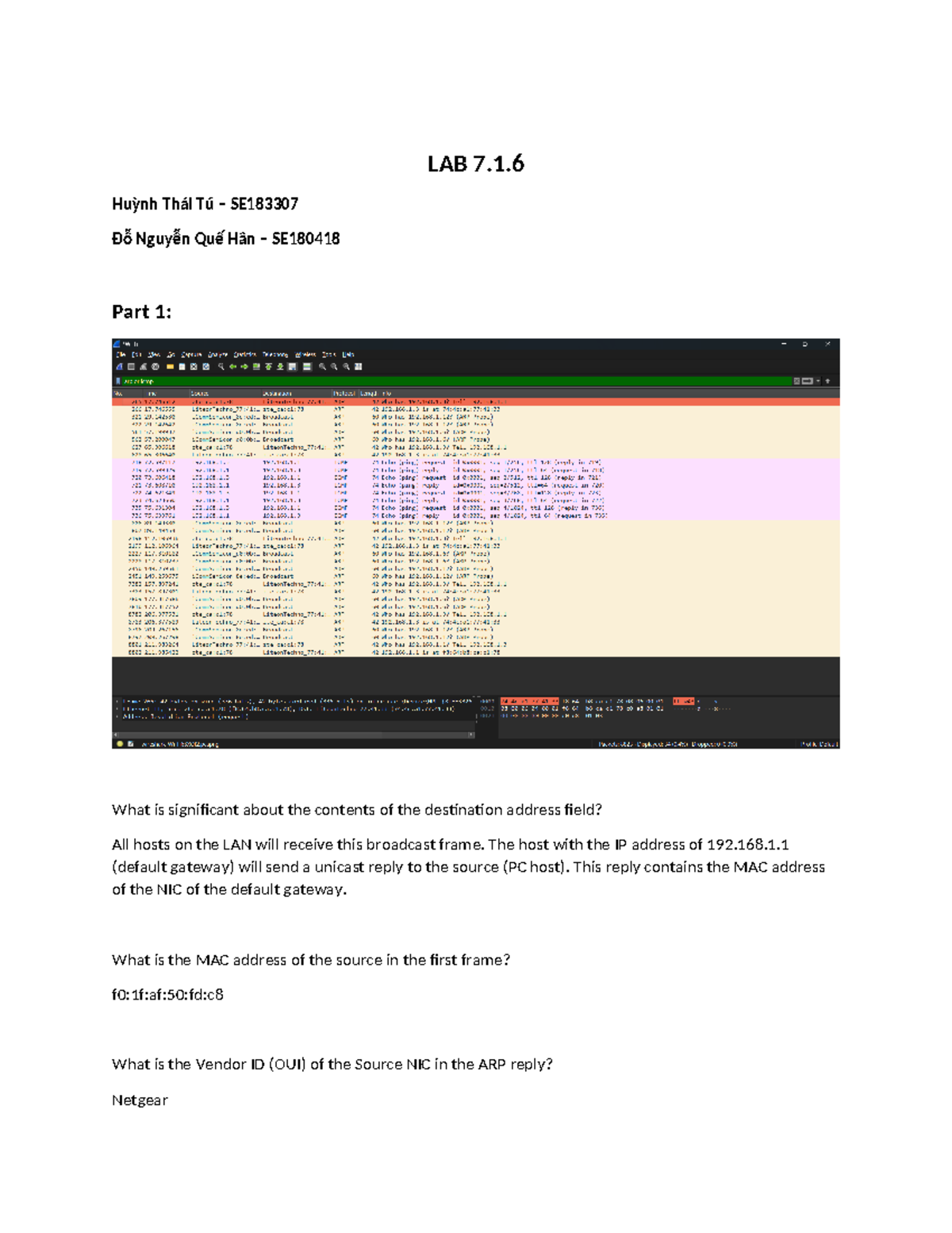 LAB 7.1.6 netacad - LAB 7. Huỳnh Thái Tú – SE Đỗ Nguyễn Quế Hân – SE Part 1: What is significant ...
