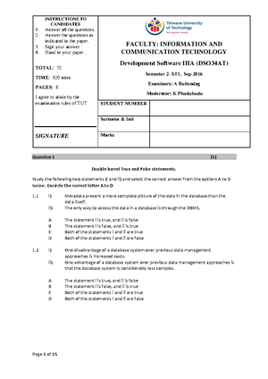 Assignment 3 KNP - TPG201T 2022 Semester 2 Assignment 3: Kruger ...
